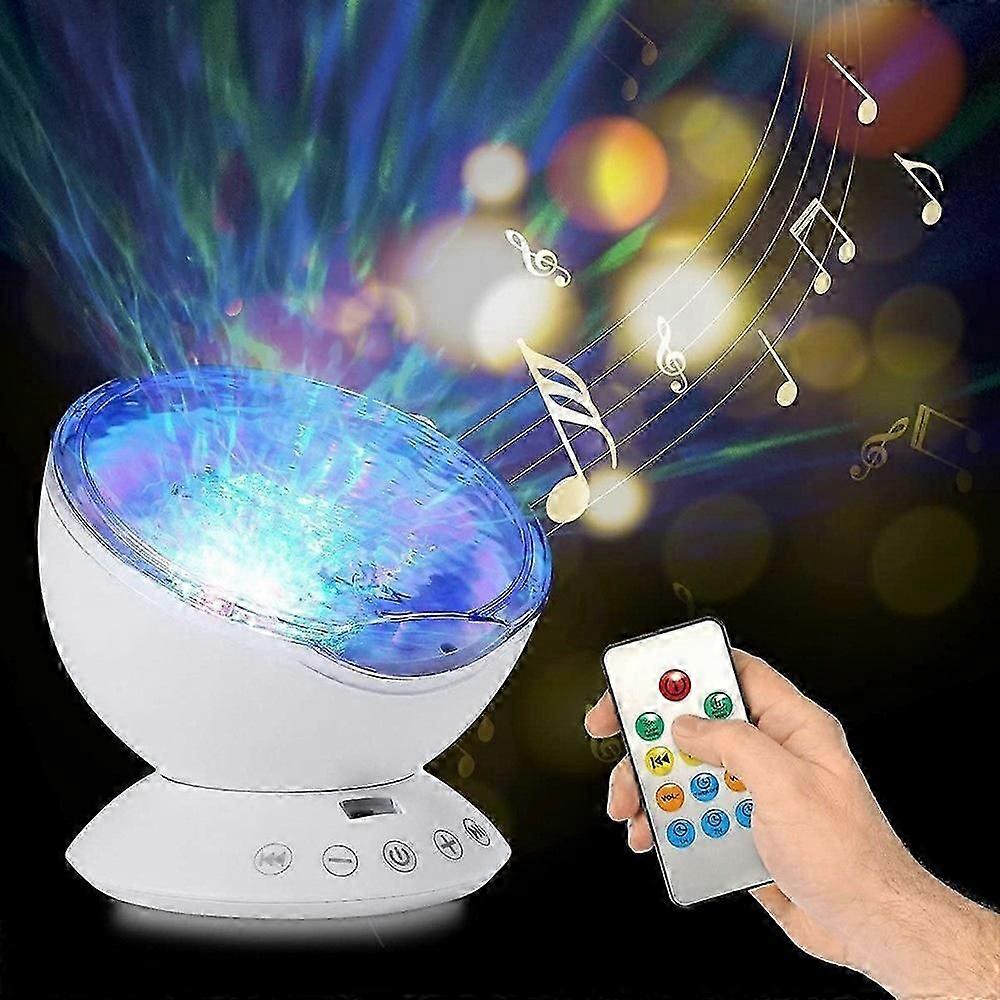 BLK Autism Calming Sensory Sea Lamp Bright Night Light Projector for ...