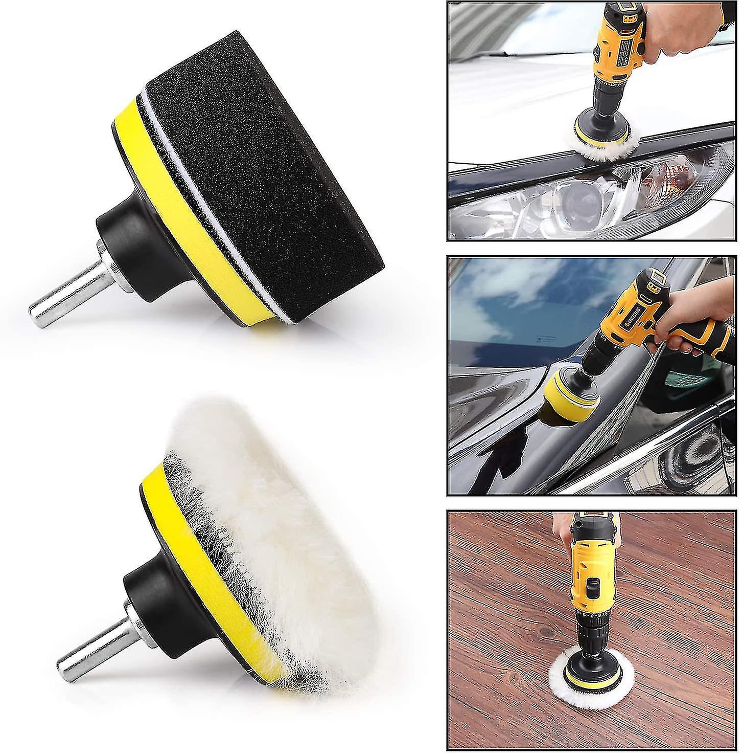 11 Pcs Car Buffer Polisher Kit Drill Buffing Kit Cy | Fruugo UK
