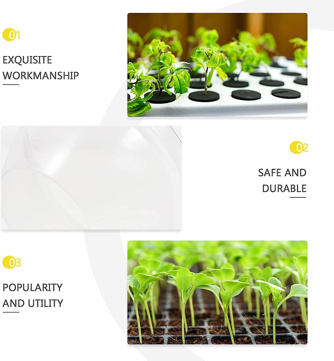 Garden Cloche Plant Dome Bell Cover Reusable Hydroponic Plants Humidity ...