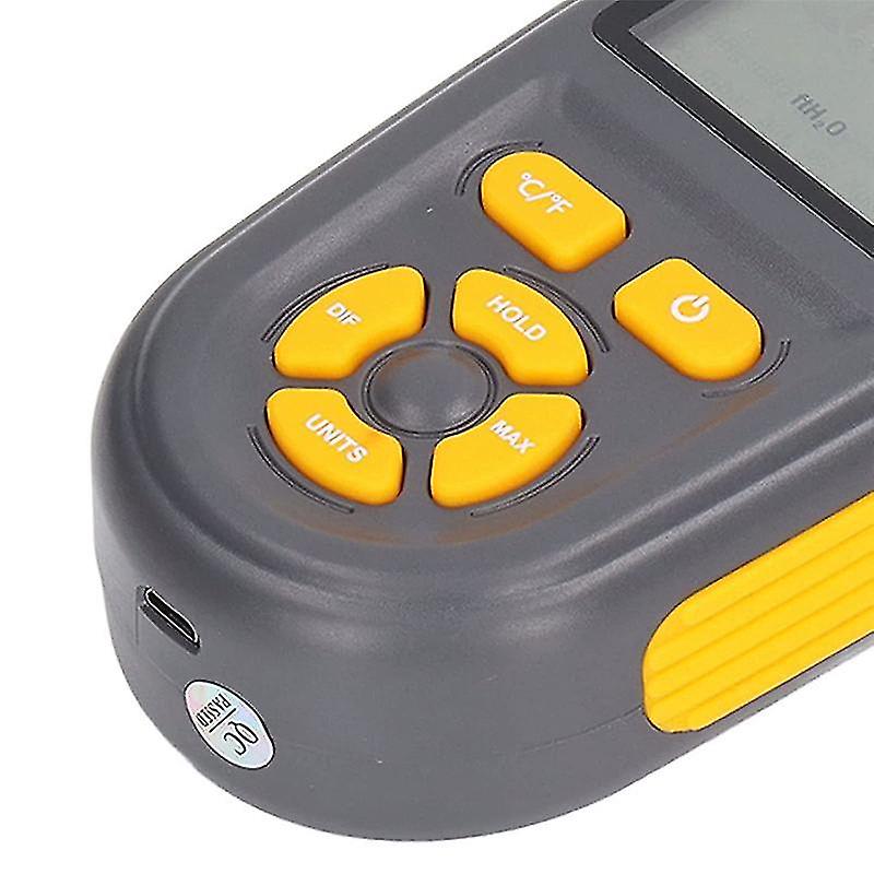 Digitales Manometer Weitbereichs-Differenzdruckmessgerät Handheld-Manometer Dual-Port-Manomete ...