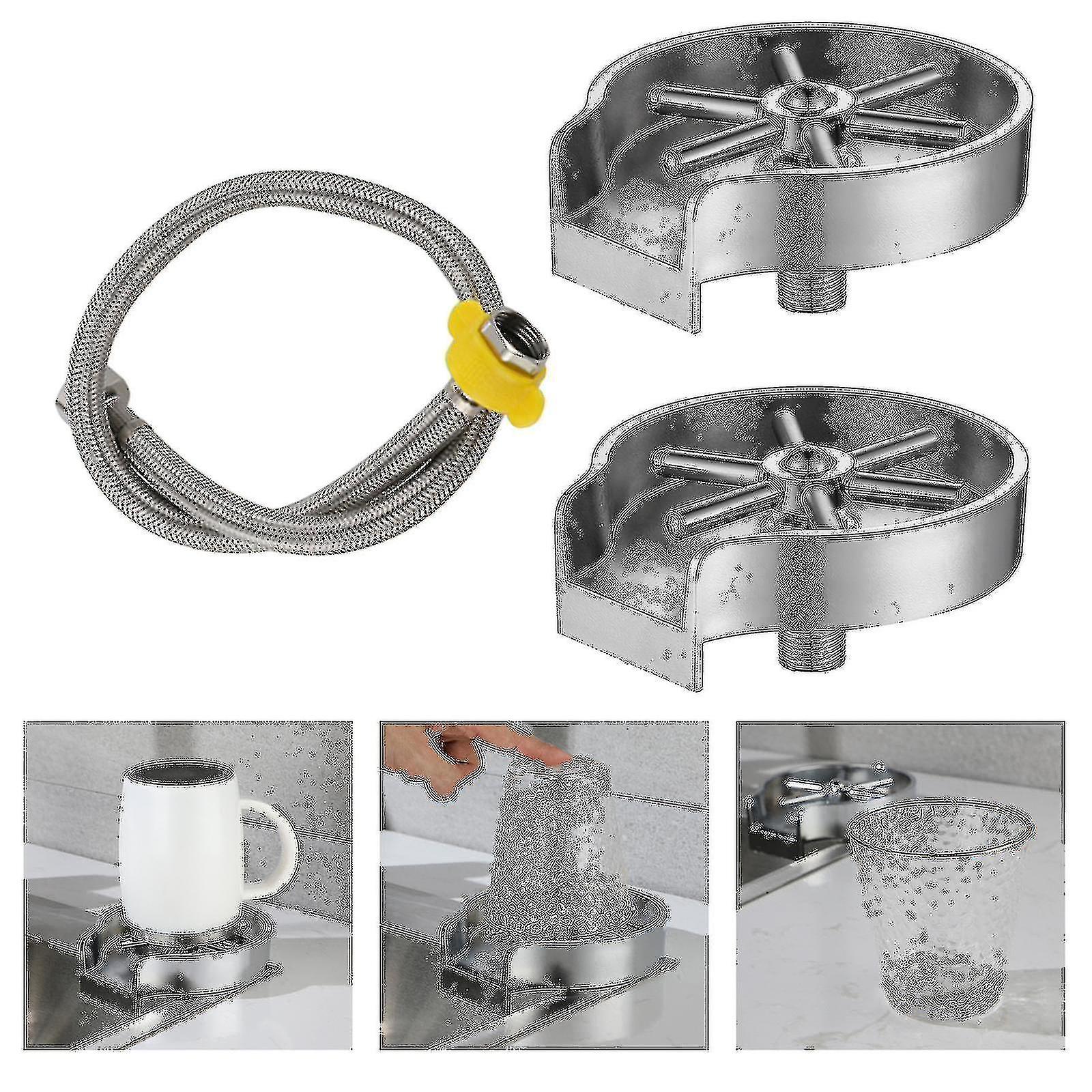 Automatic Glass Cup Washer Rinser Bar Glass Pitcher Rinser For Beer ...