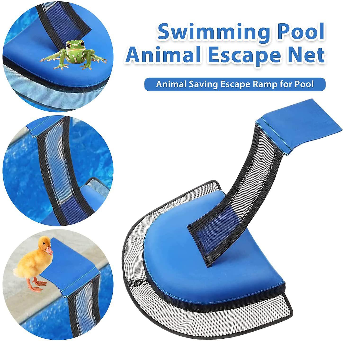 2 Pack Animal Saving Escape Ramp For Pool, Inflatable Frog Escape Ramp ...