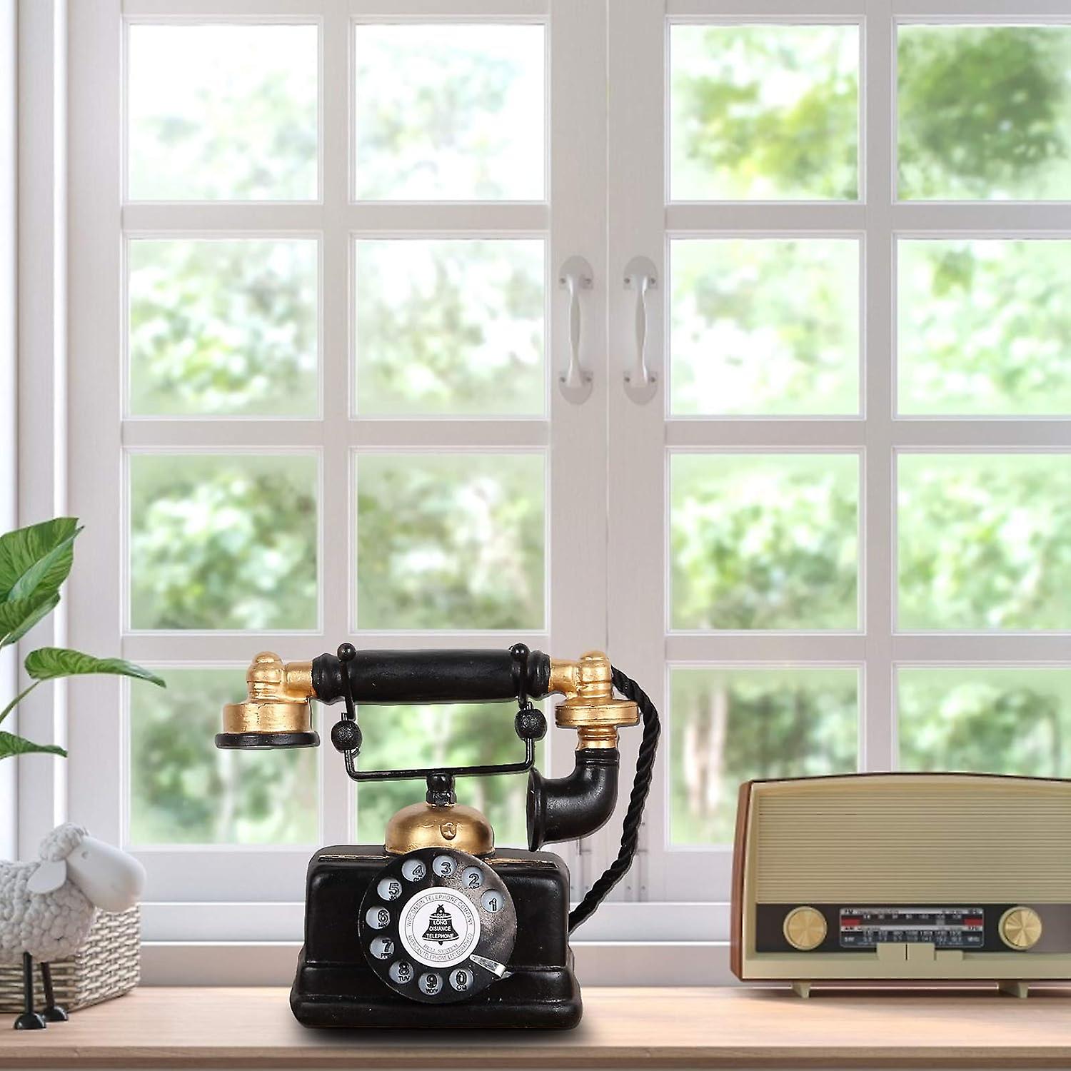 Desktop decorations, antique telephone antique retro retro wired ...