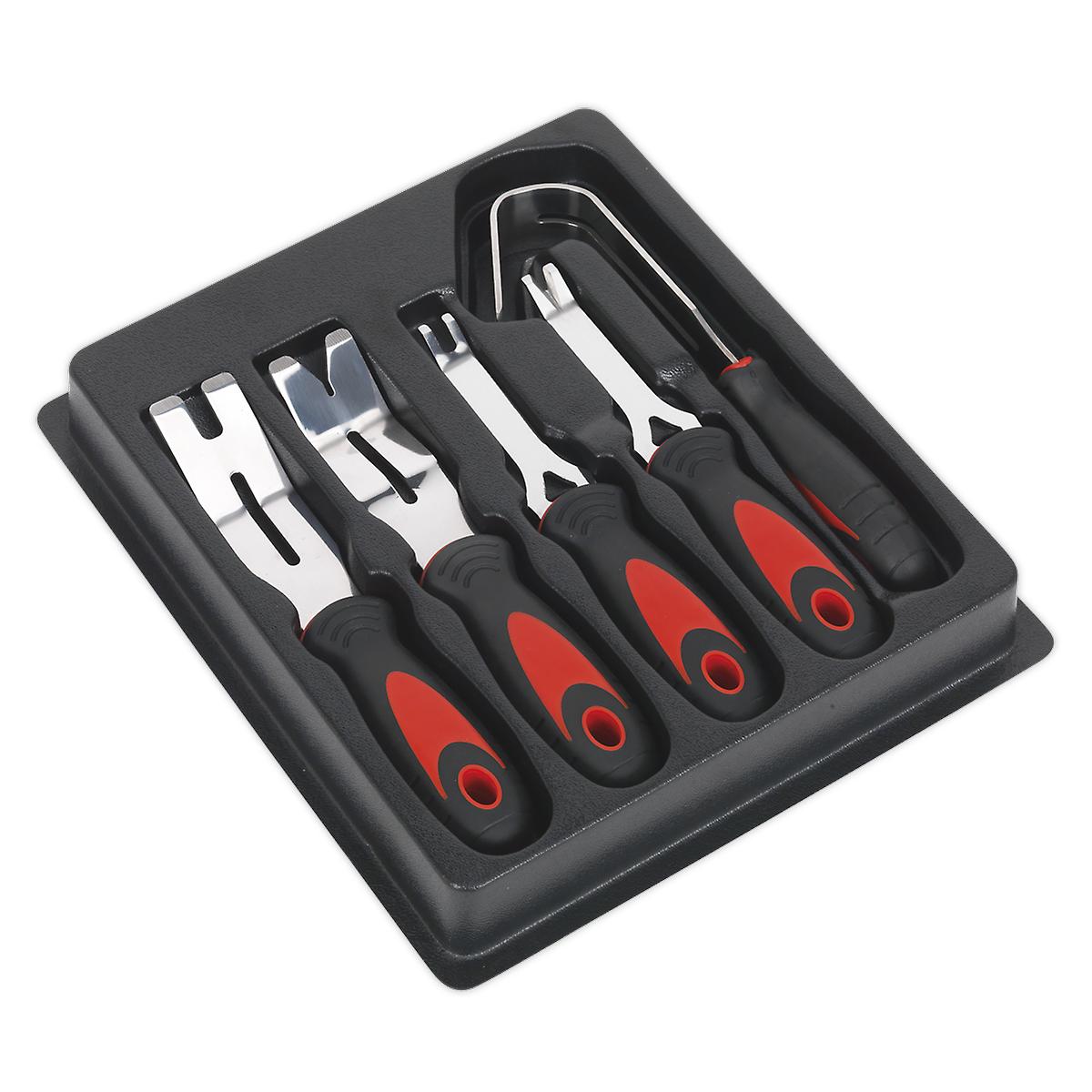 Sealey Rt006 Door Panel And Trim Clip Removal Tool Set 5Pc | Fruugo UK