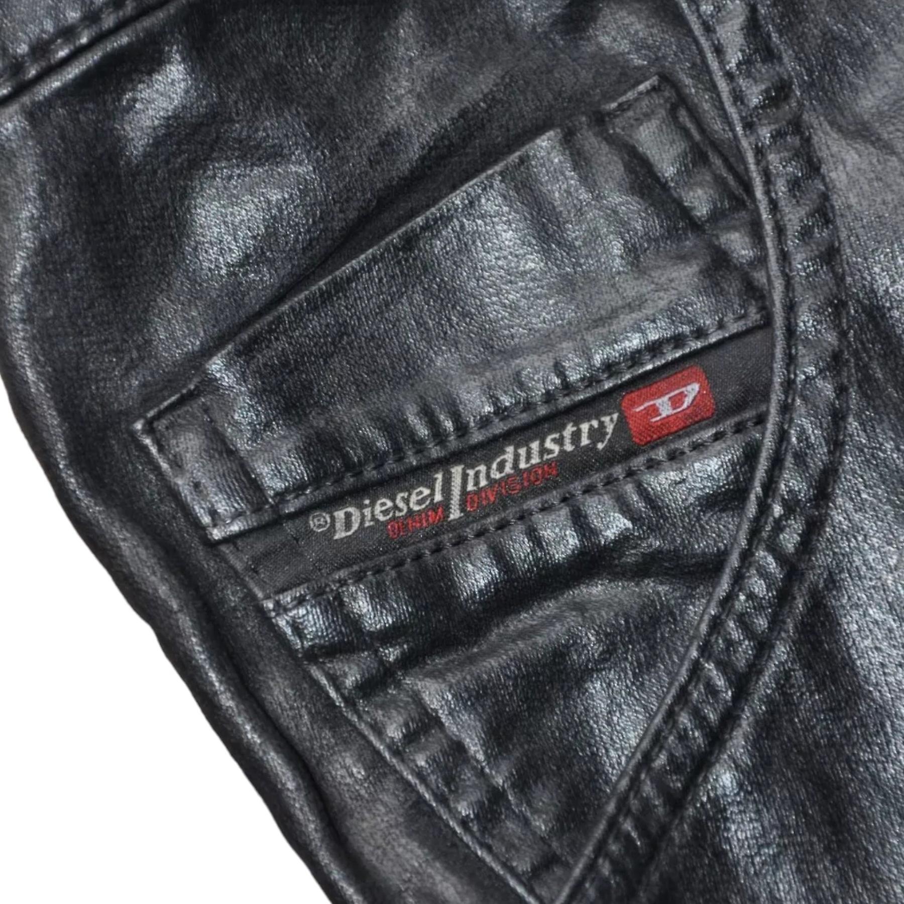 Diesel Krooley 0849r Mens Denim Jog Jeans Stretch Regular Fit Tapered ...
