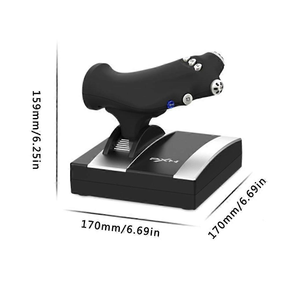 -2119ii Pro Flight Simulator 2021 USB Gamepad Vibrasjonskontroller ...