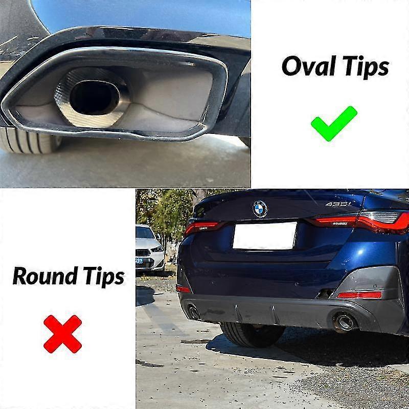 Unique Pipecar Quad Tip For Bmw G22 G23 G26 M440i 2021 2022+ Dual M ...