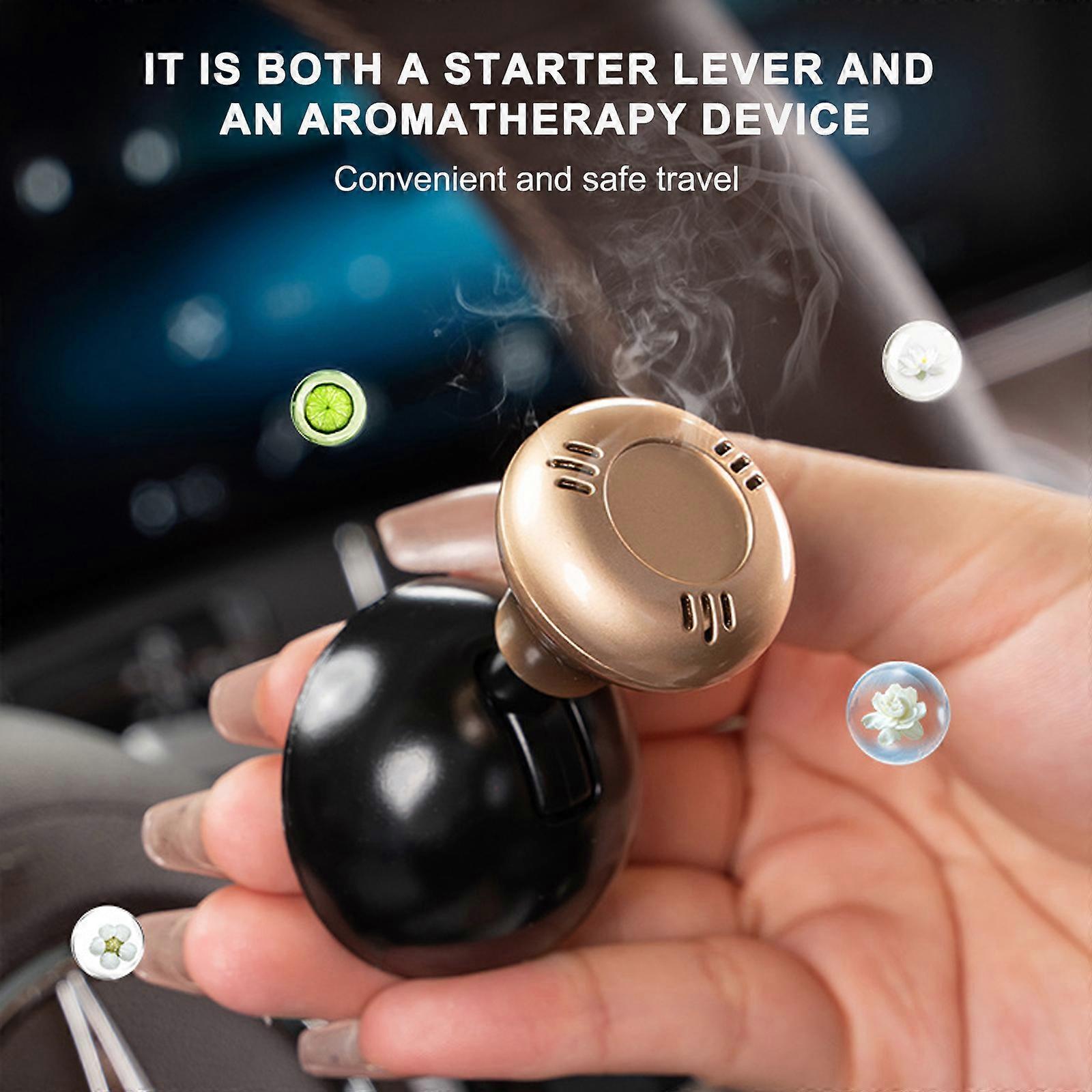 Car Push to Start Button Rocker Engine One-Touch Start Stop Lever ...