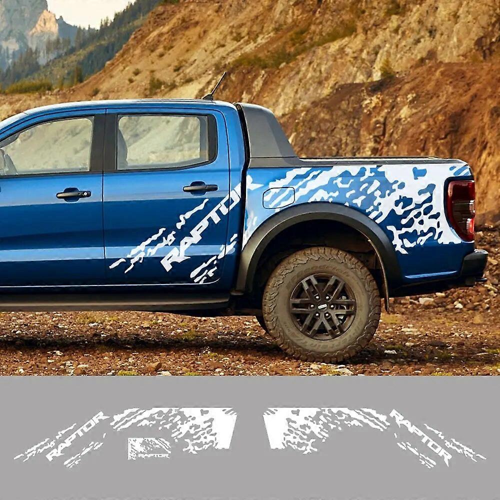Pickup Stickers For Ford F150 Raptor Ranger Truck Graphic Splash Grunge ...