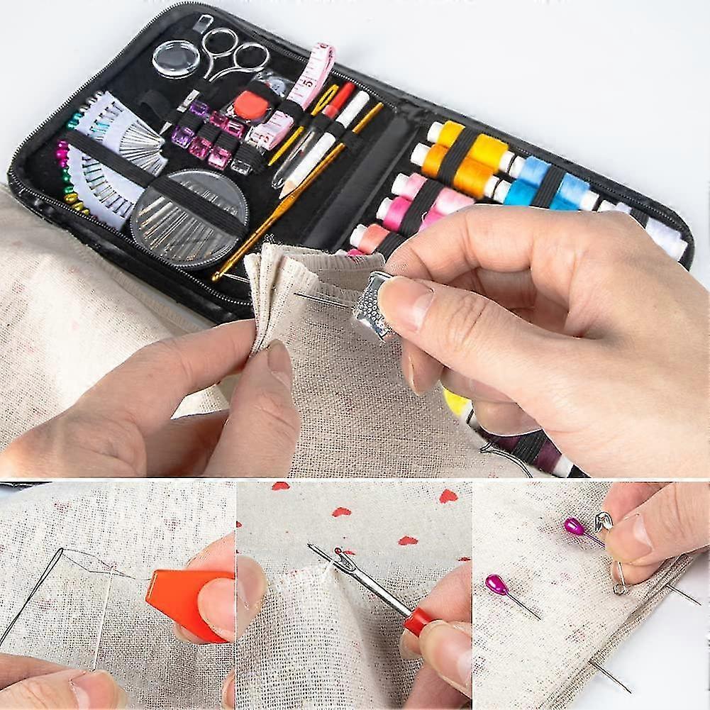 Sewing Kit For Adults And Kids 24 Color Threads Beginners Sewing ...