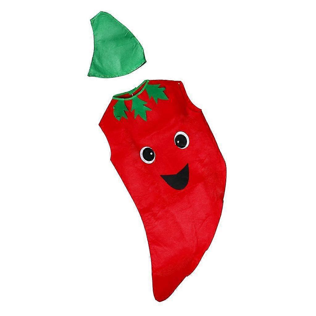 1/2/3 Kids Boy Girl Chilli Suit For Children's Day Party Costume Fruit ...