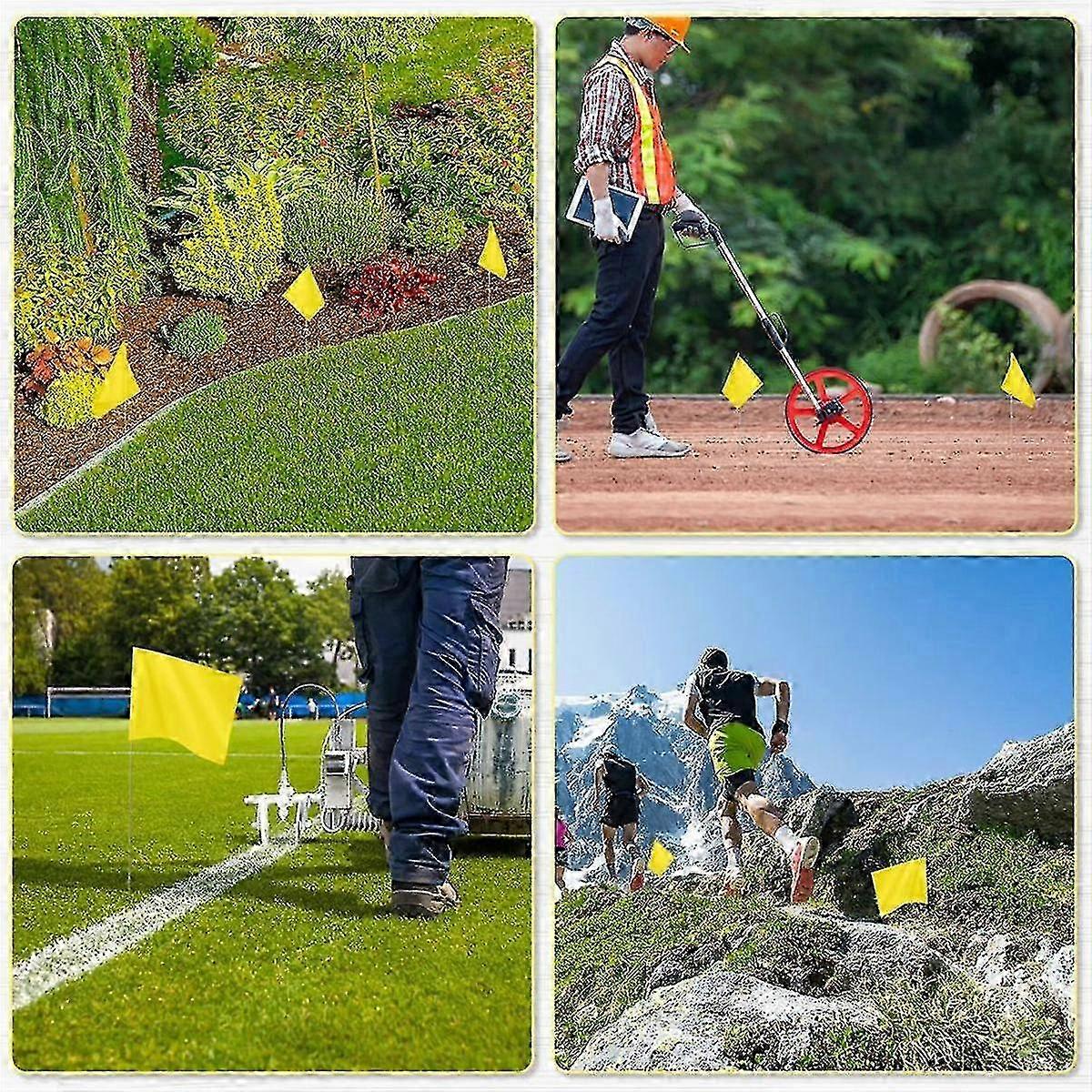 Marking Flags Marker Flags For Lawn 30 Pack Pvc Small Flags marking Flags Lawn Flags Garden ...