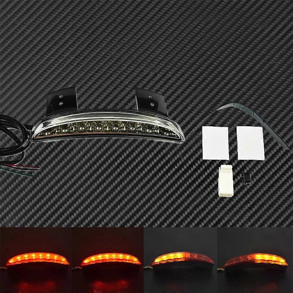 Motorcycle Chopped Fender LED Tail Brake Turn Light With Reflectors For ...