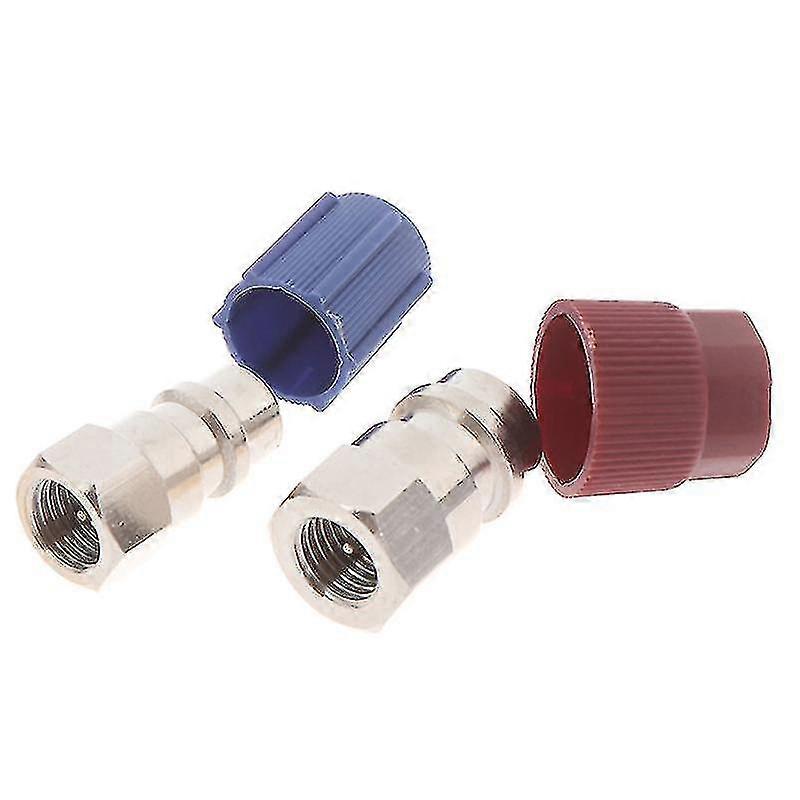 R-12 To R-134a Retrofit Conversion Adapter Fitting 1/4 Sae Valves Kits ...