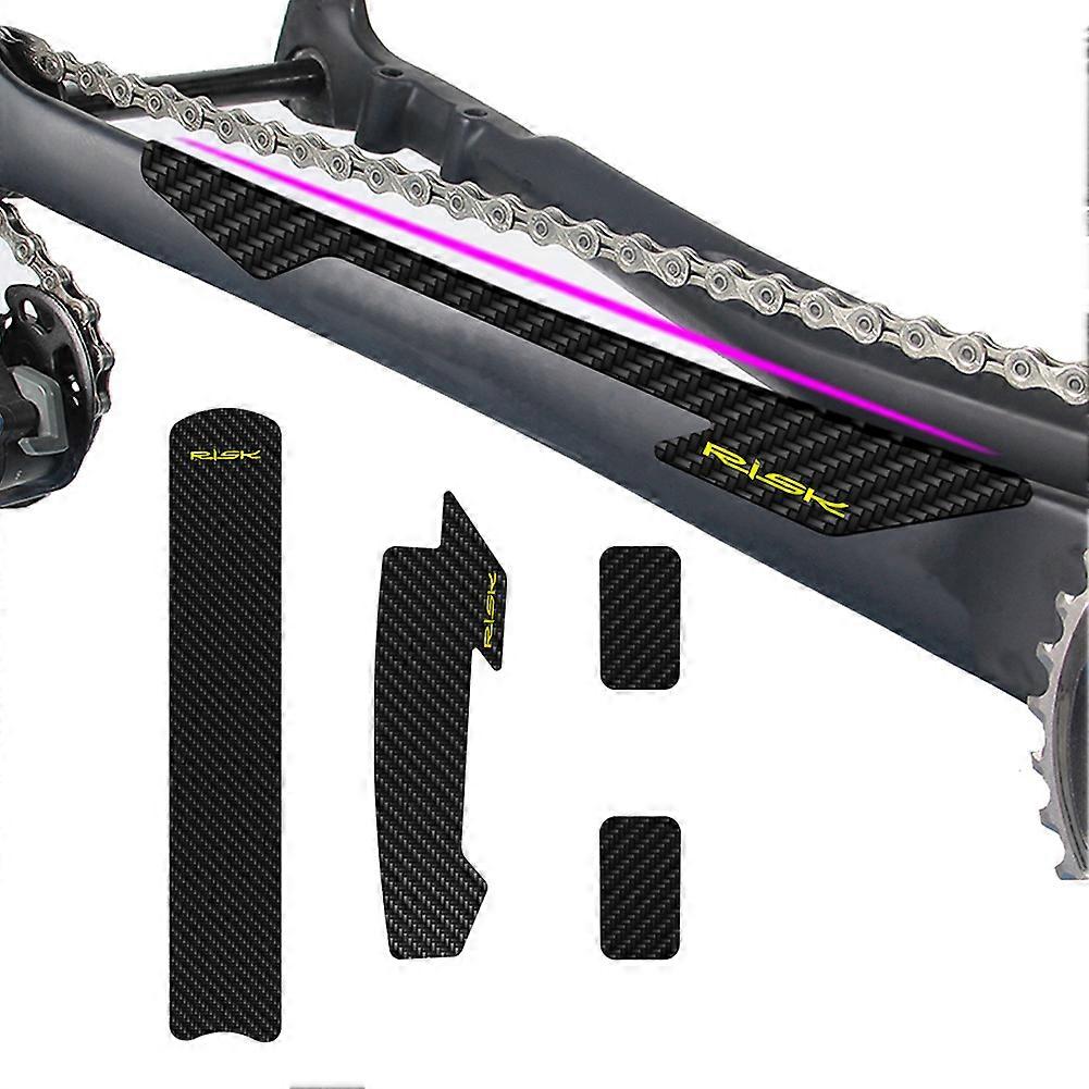 Bicycle Chain Protection EV Stickers Kit MTB Frame Protector Scratch ...