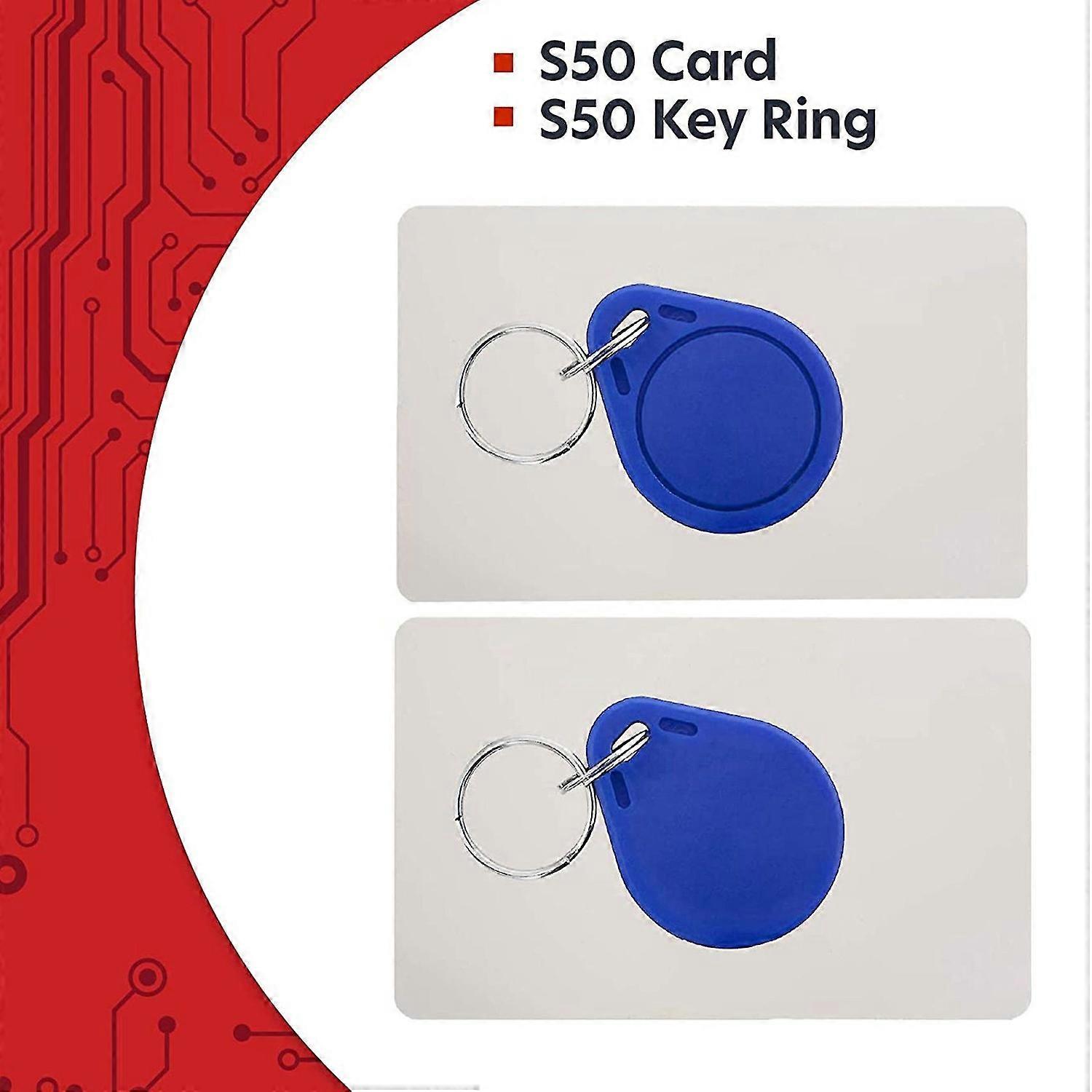 RFID Kit RC522 with Reader, Chip and Card 13.56 MHz SPI Compatible with ...