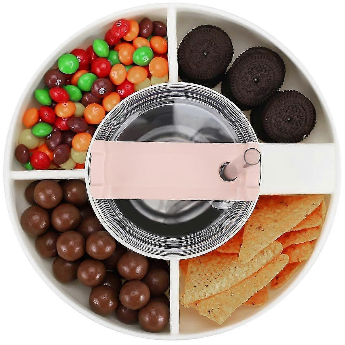 Silicone Snack Bowl for Stanley Cup 40 oz with Handle, Reusable Snack ...