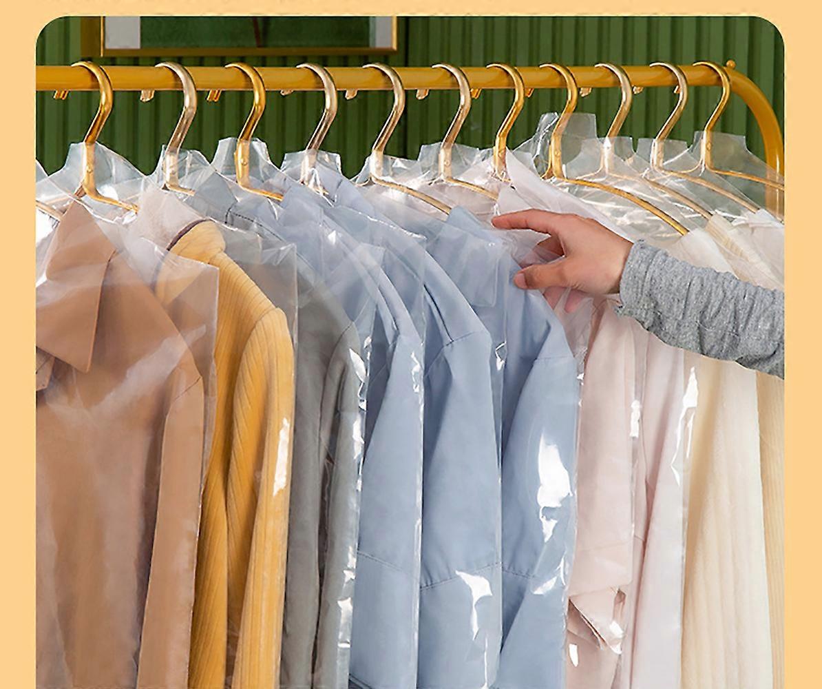 Garment bags, pack of 10, transparent clothing protectors, dustproof ...