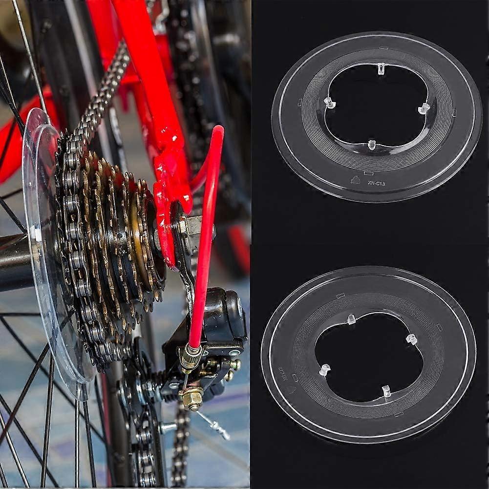 Freehub Spoke Protector, Transparent Plastic Spoke Guard Mountain Bike ...