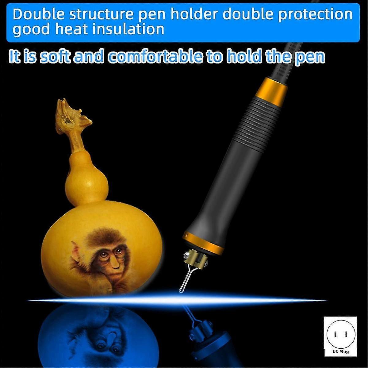 Wood Burning Kit, Wood Burning Tool, Digitally Adjustable Temperature ...