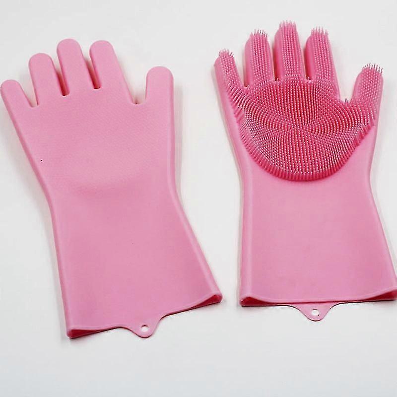 Household Durable Waterproof Cleaning Gloves Laundry Housework Rubber ...