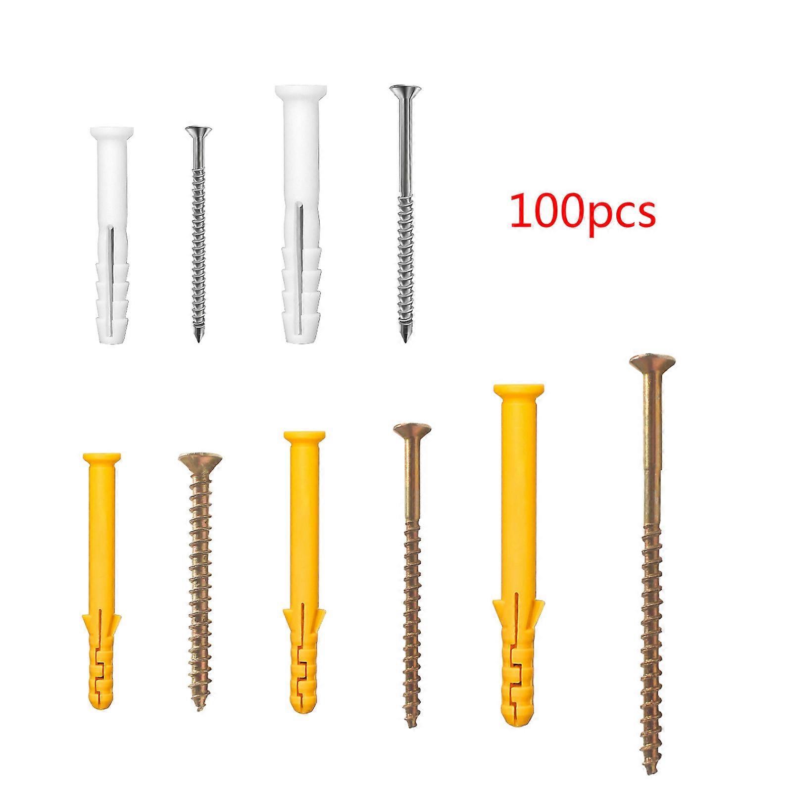 Wall Plugs & Screws for Brick Masonry Heavy Duty Plastic Expansion Pipe ...