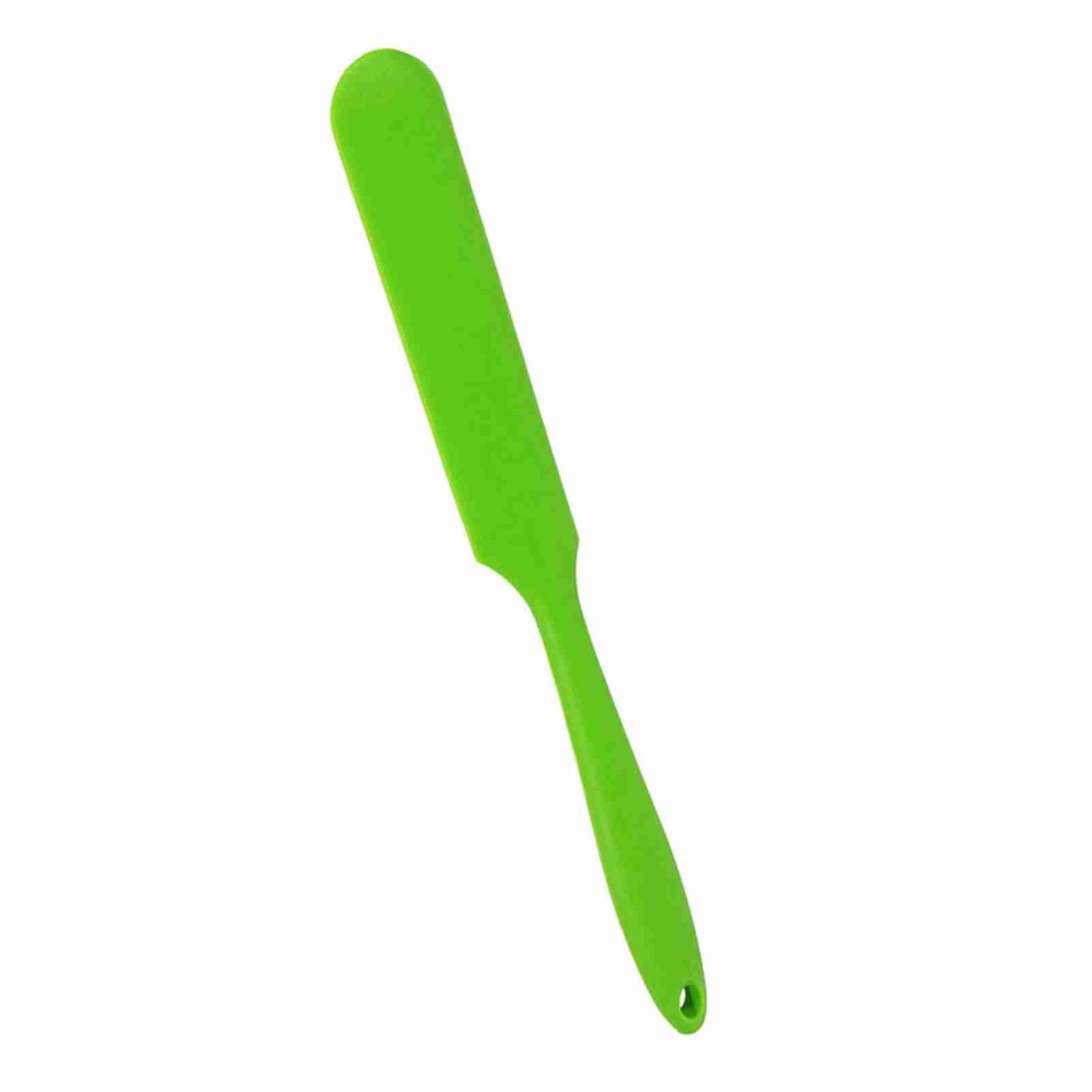 Silicone Spatula Green 24.5cm x 3cm Heat Resistant Flexible Design Non ...