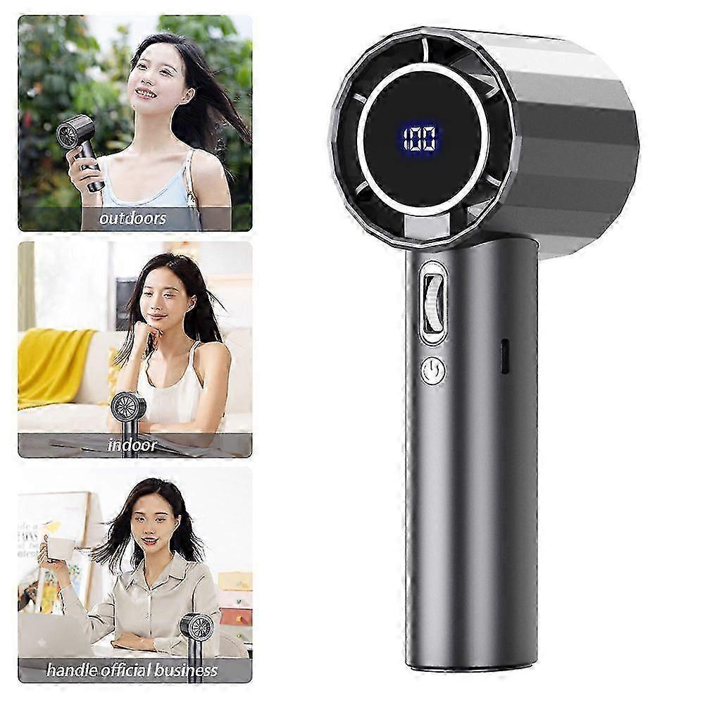 High-Speed Handheld Fan - 100 Speed Adjustable, Mini Personal Fan with ...