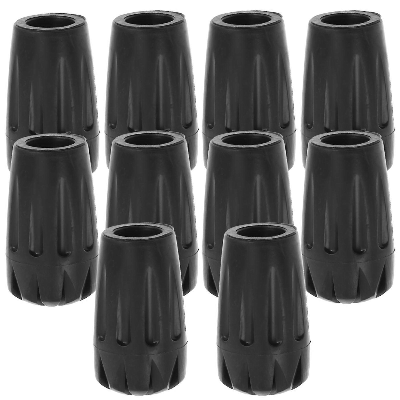 10pcs Walking Stick Tips Trekking Pole Foot Covers Cane Tips Hiking ...