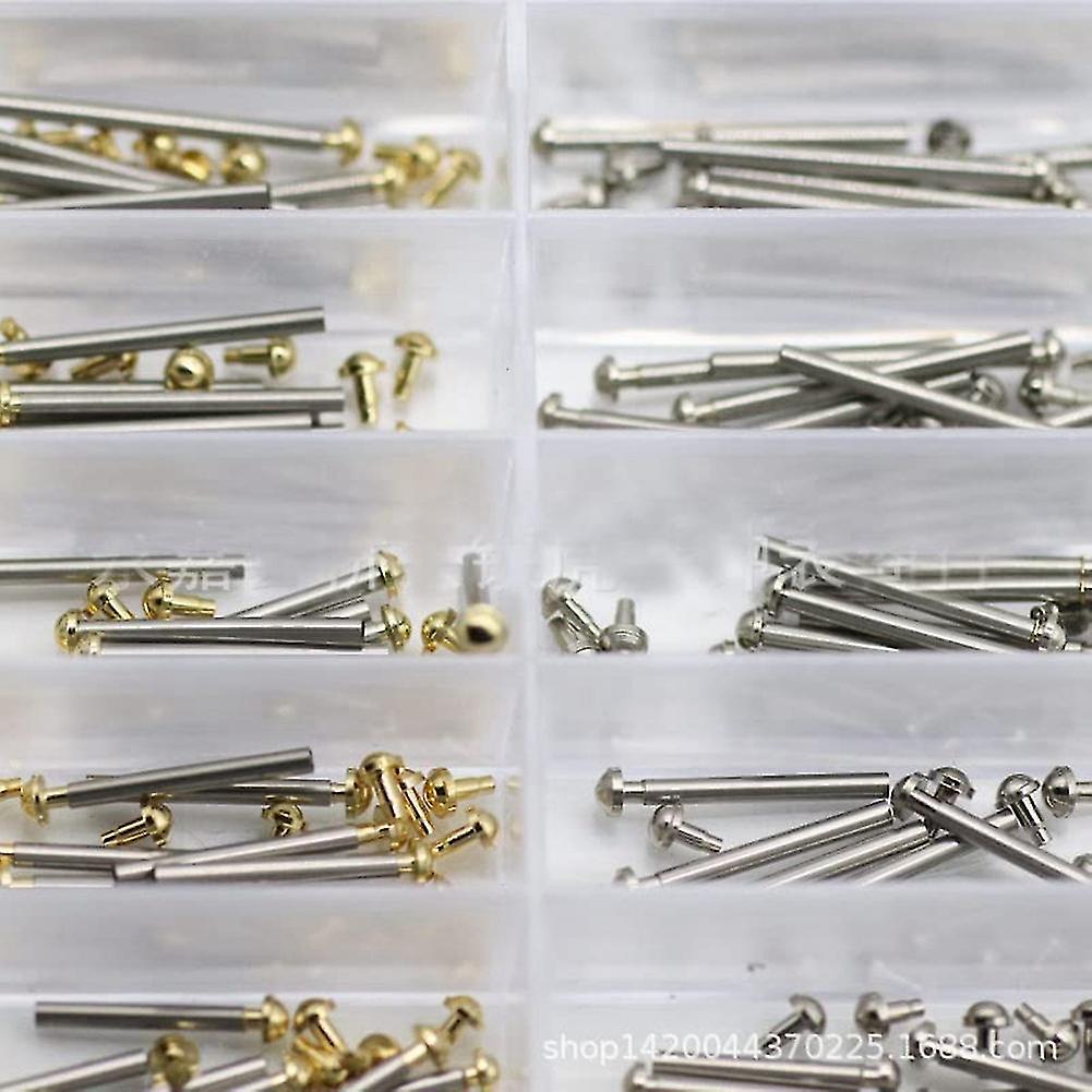 200pc Watch Strap Screws Assortment Tube Friction Pin Clasp For ...
