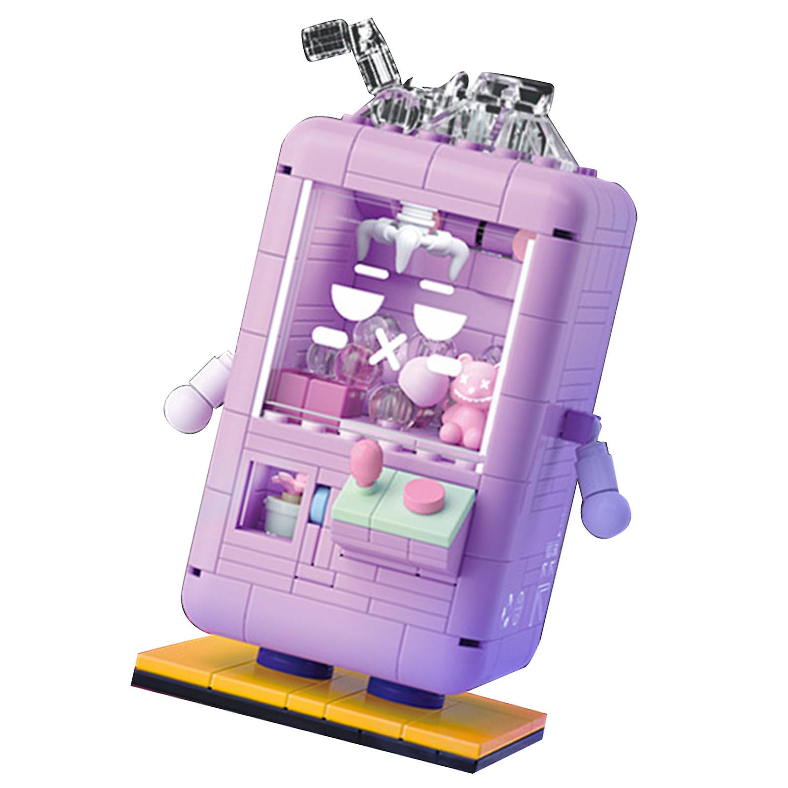 Doll Machine Mini Building Blocks Bricks Set Mini Claw Catch Machines ...
