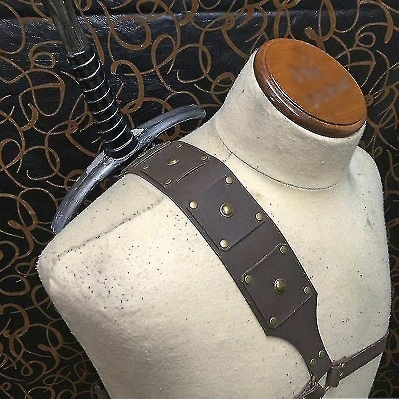 Medieval Shoulder Back Sword Scabbard Sheath Leather Rapier Holder Frog ...