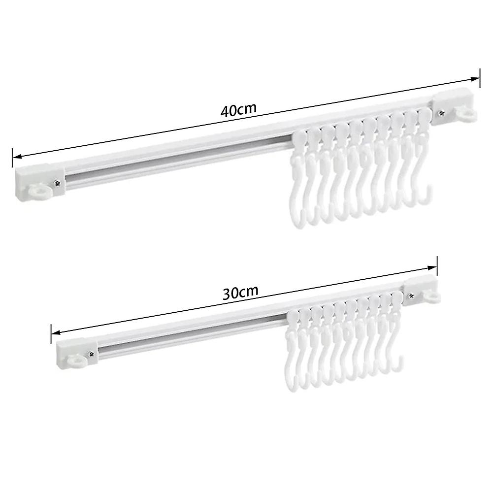 Punch-Free Wall Hanging Slideable S Hooks Stable Wear Resistant Wall ...