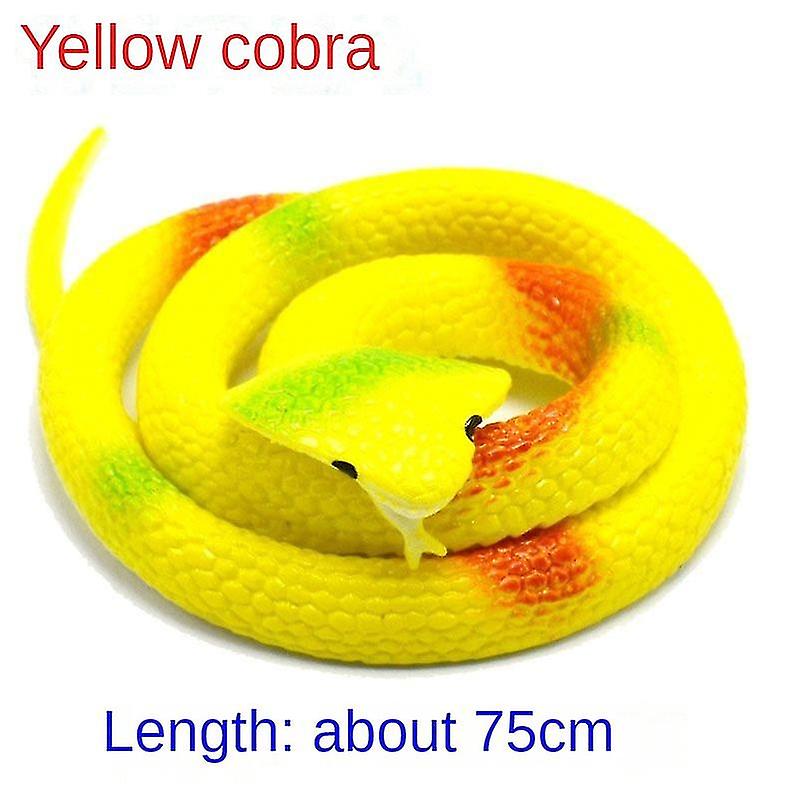 75cm Rubber Snakes Realistic Trick Toy Small Snakes Simulation Snake ...