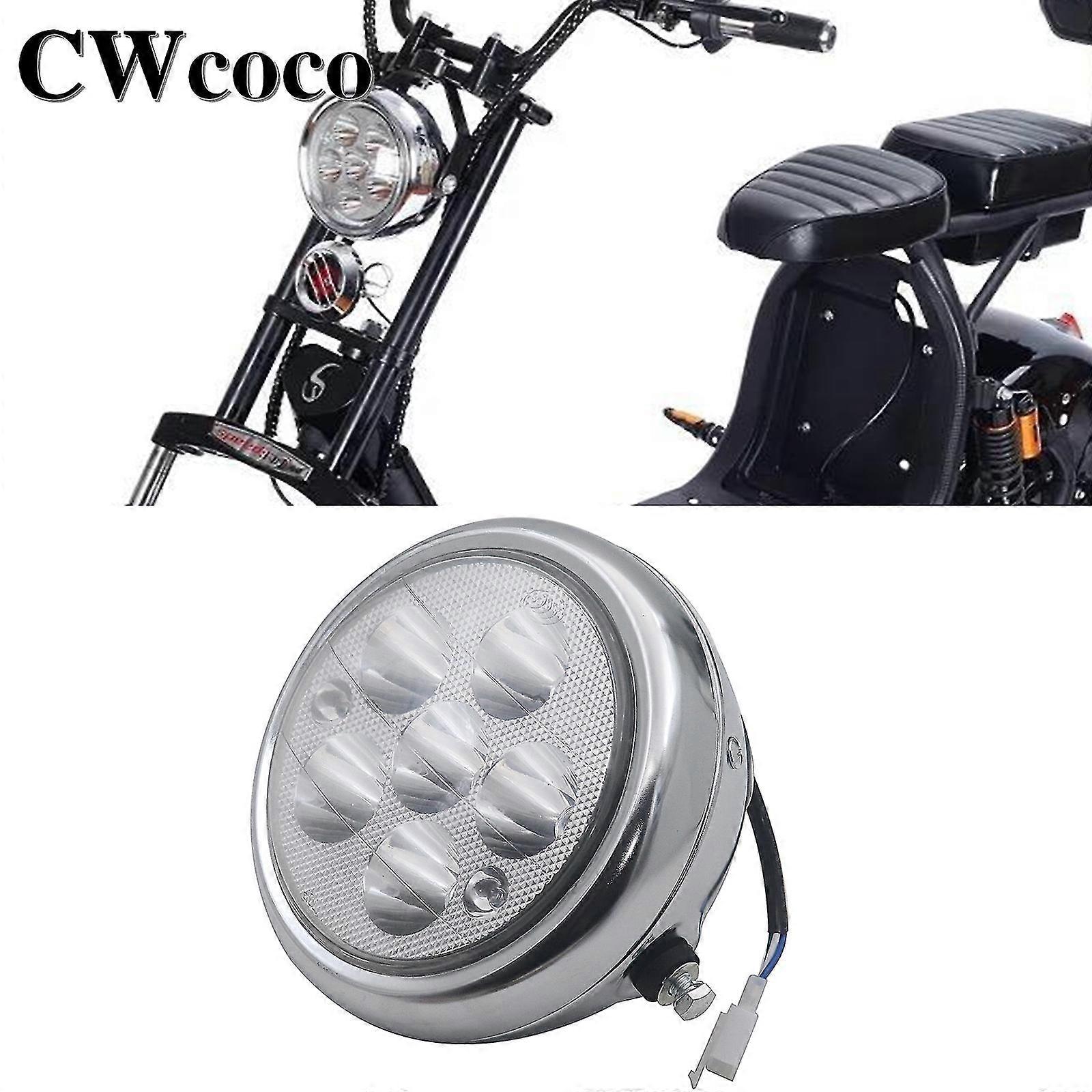 2024 New Electric Scooter Headlight 12V-80V Universal Headlight ...