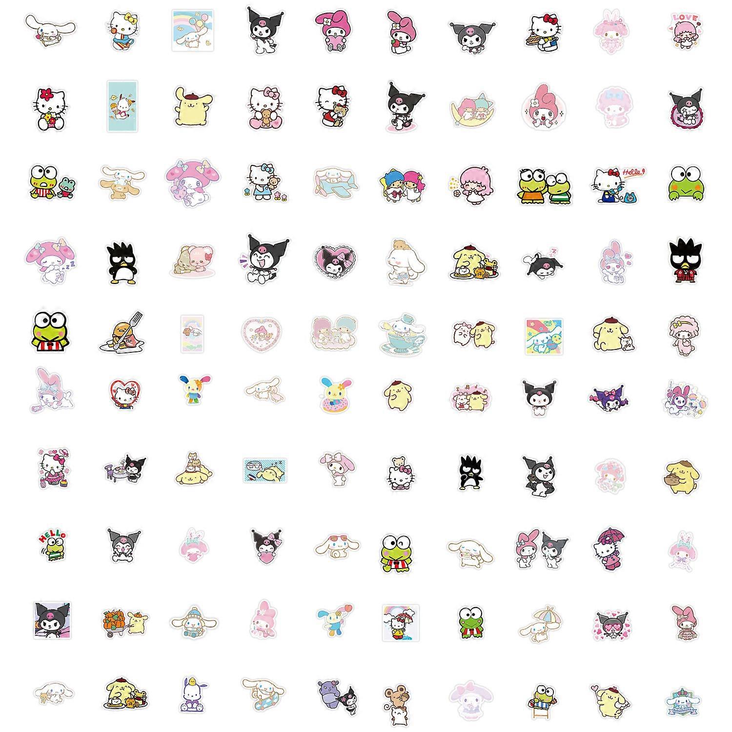 100Pcs Kawaii Stickers, Anime Stickers, Stickers Cute Stickers Pack ...