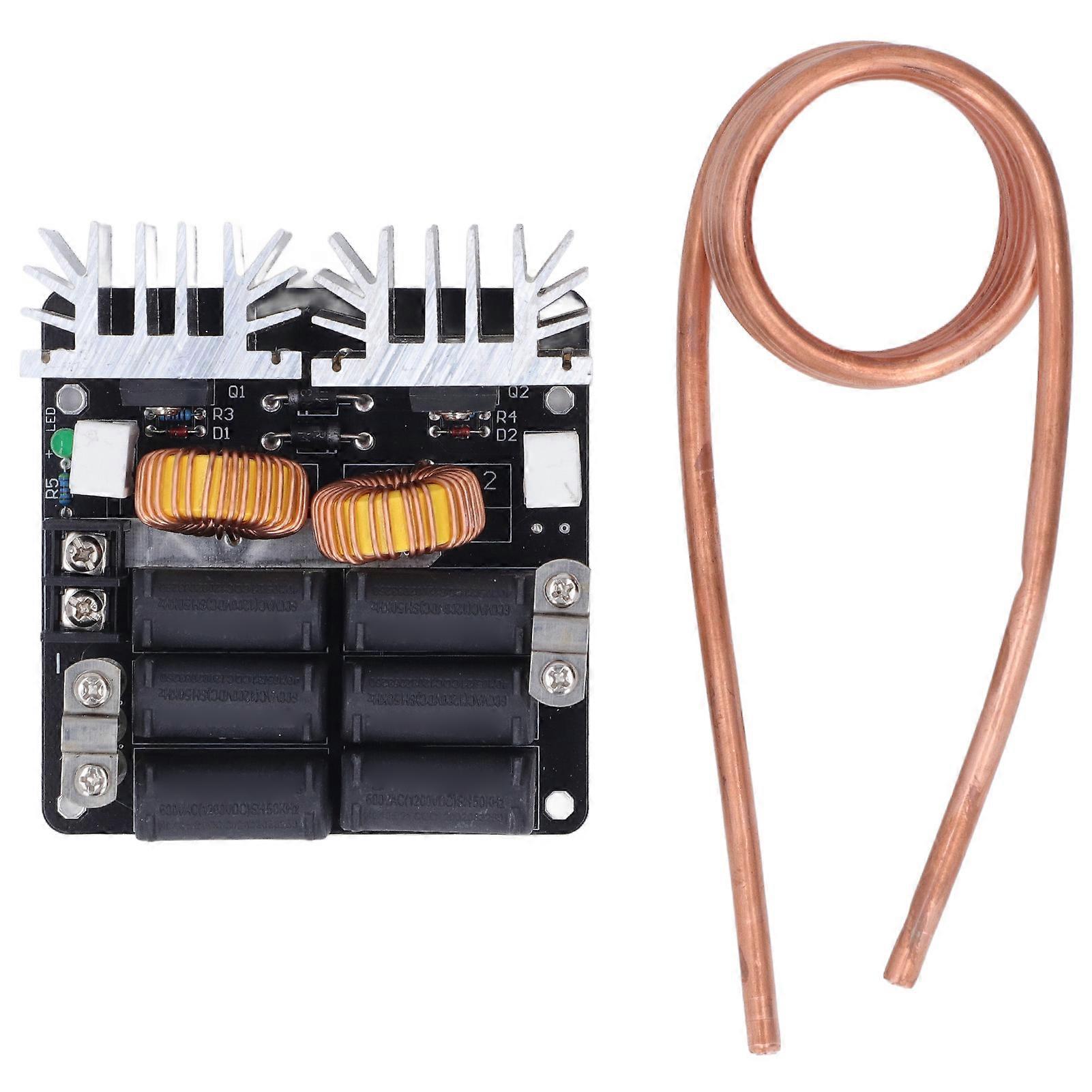 Induction Heating Module 1000w High Frequency Low Voltage Zvs Heater Board With Coil For Diy ...