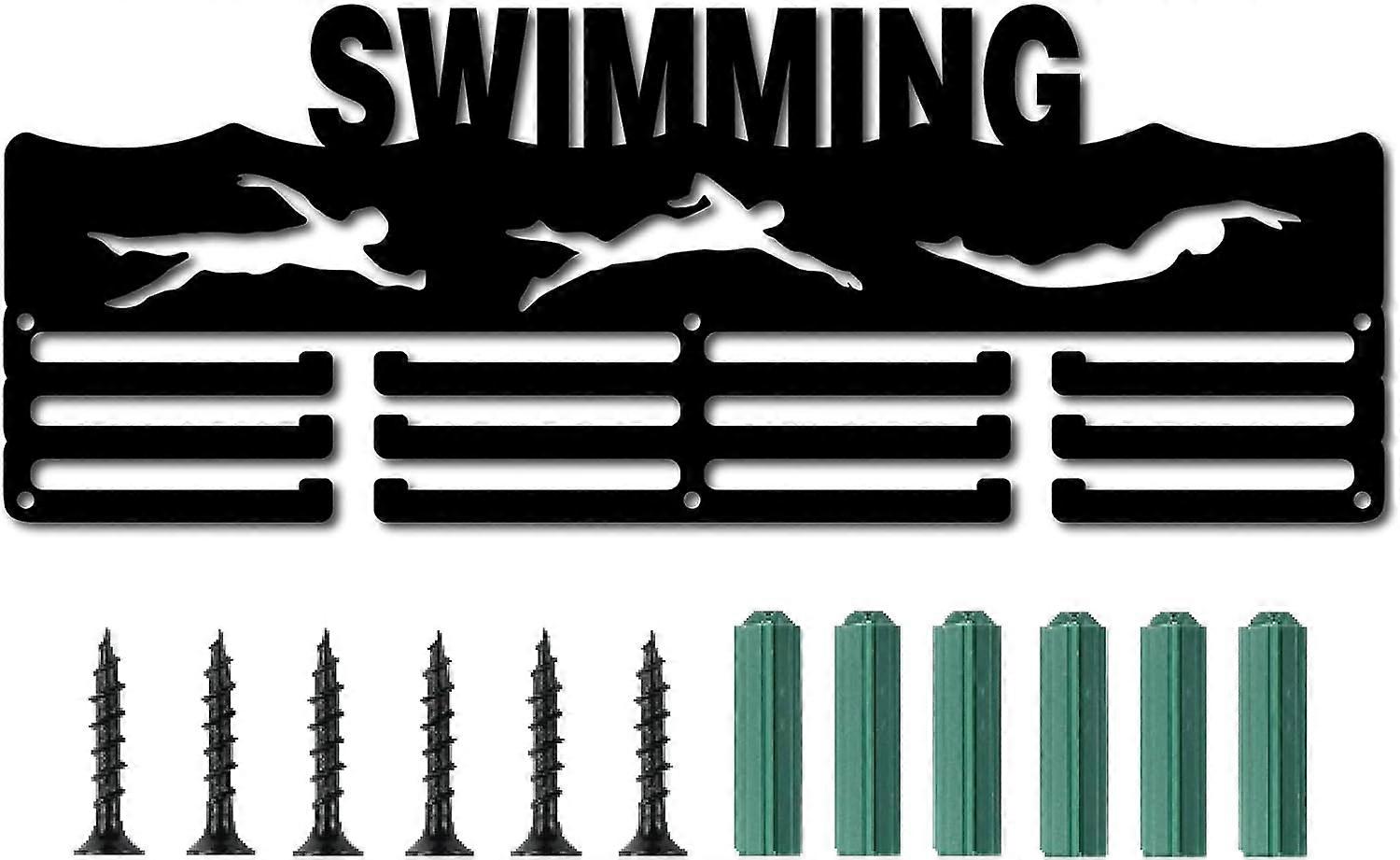 Swimming Medal Holder Sport Swimmer Games Medals Display Stand Wall ...