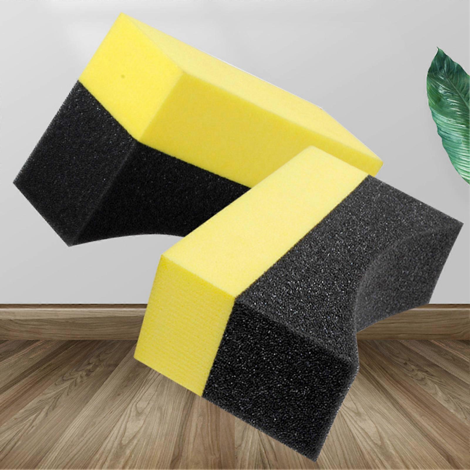 Car Cleaning Sponge Curved Arc Design PE Sponge for Vehicle Automobile ...