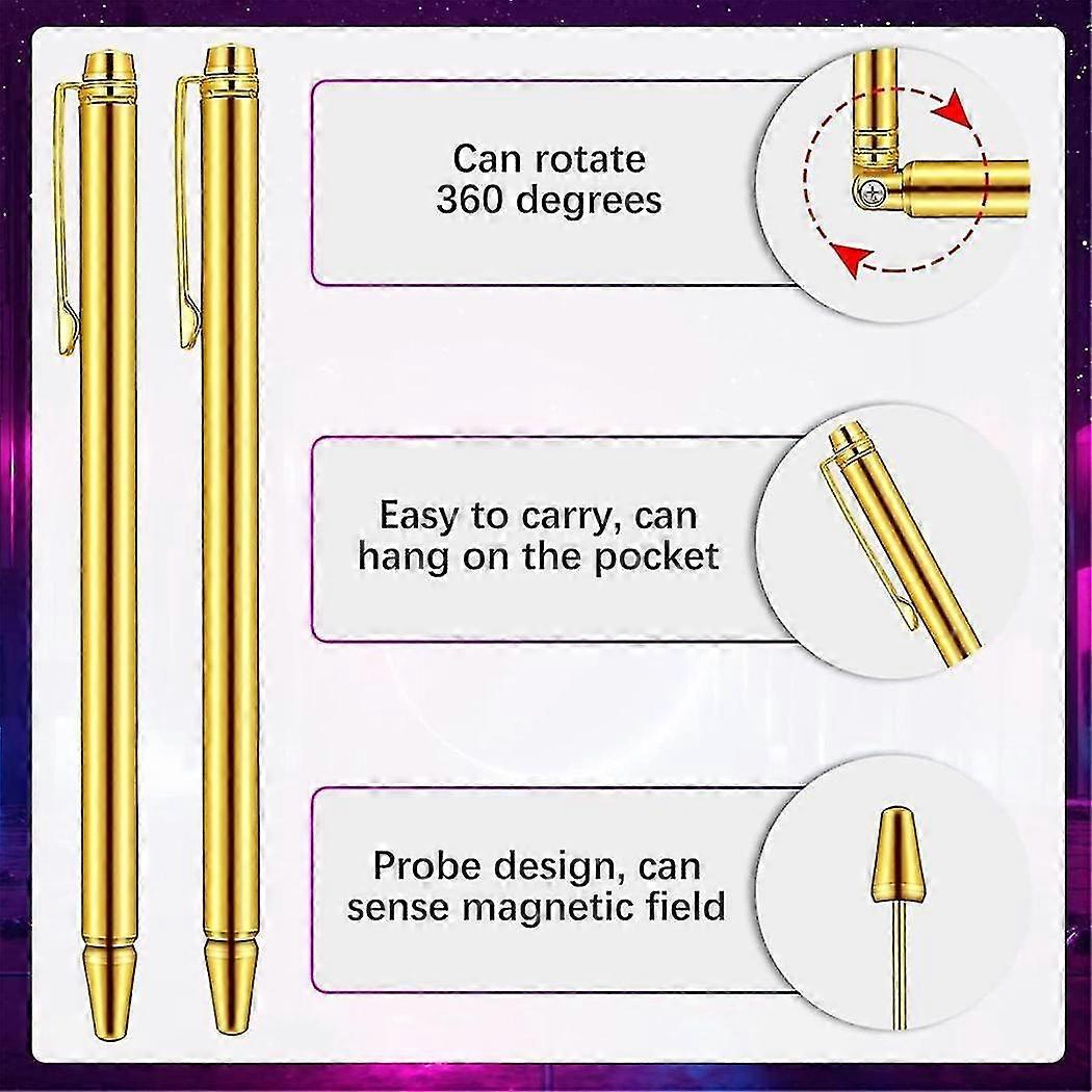 3 Pcs Divining Rods Copper And Dowsing Pendulum, 2 Retractable ...