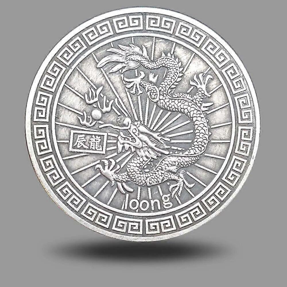 Twelve Zodiac Silver Collectible Antique Coins Bagua Feng Shui ...