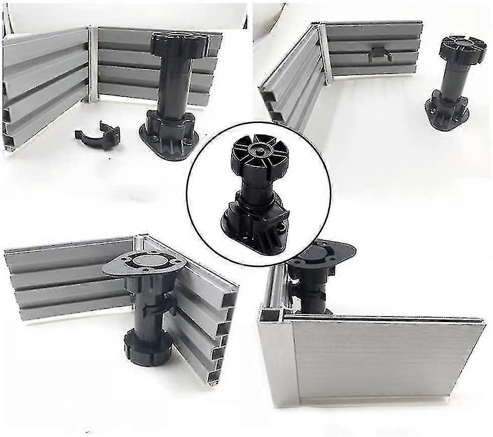 12st Justerbar höjd Plast skåp skåp fot ben Kök enhet Skåp Ben Plast ...