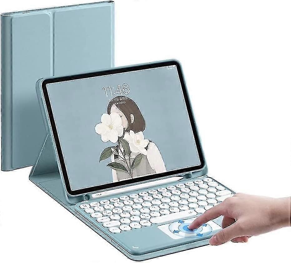 Keyboard Case With Touchpad Cute Round Key Color Keyboard Ipad Air2 ...