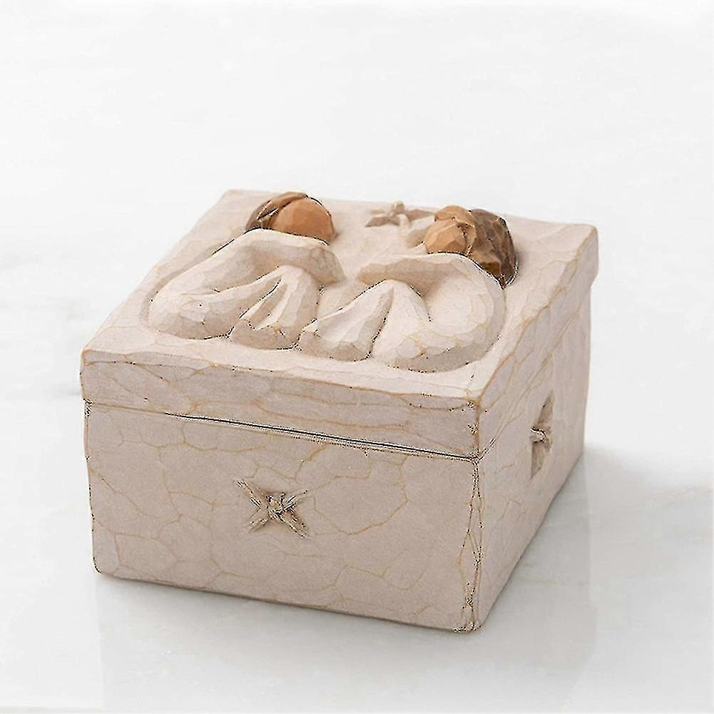 Sculpted Hand-painted Keepsake Box Reveals Love And Friendship | Fruugo UK