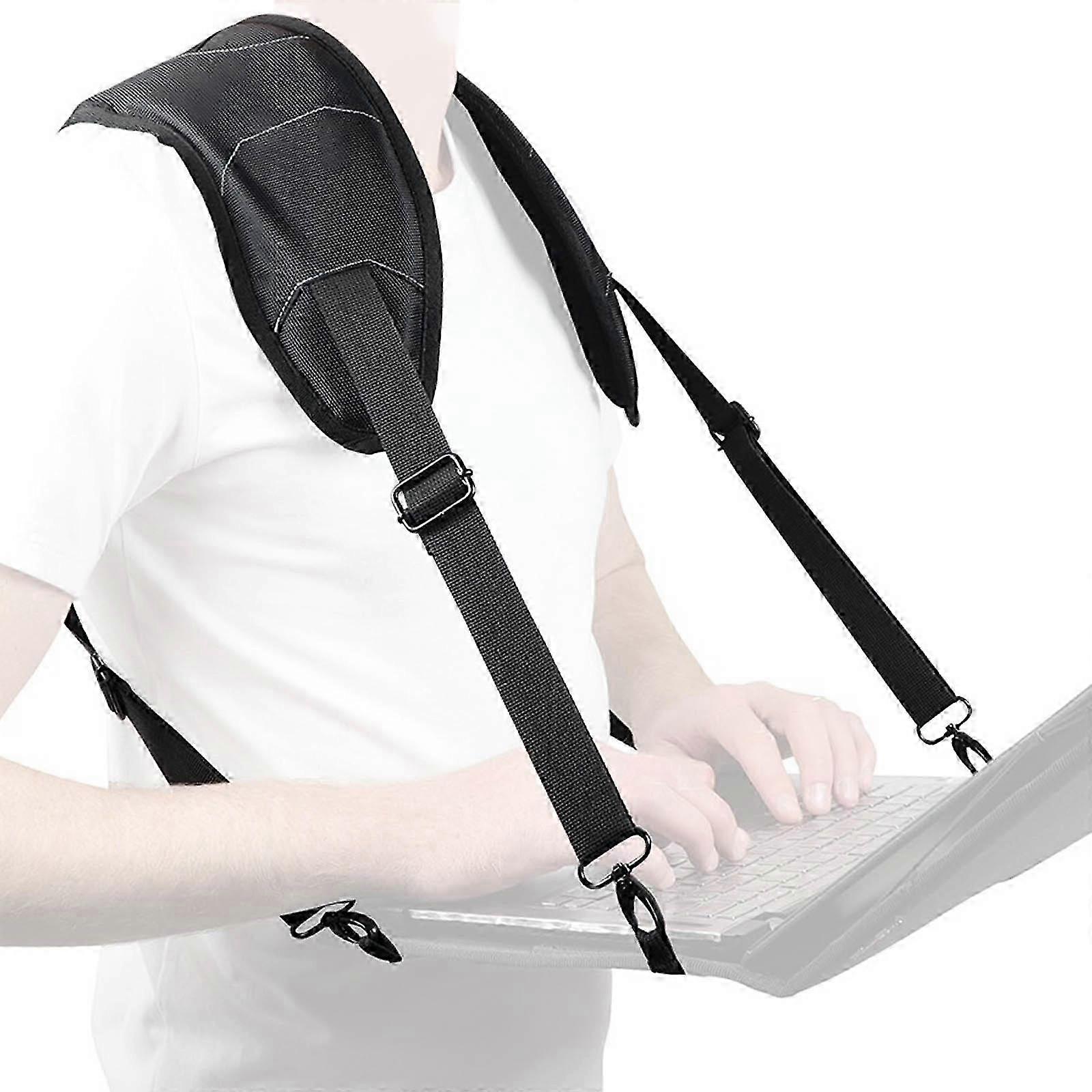 Laptop and Tablet Harness Adjustable Shoulder Straps with 4 Hooks ...