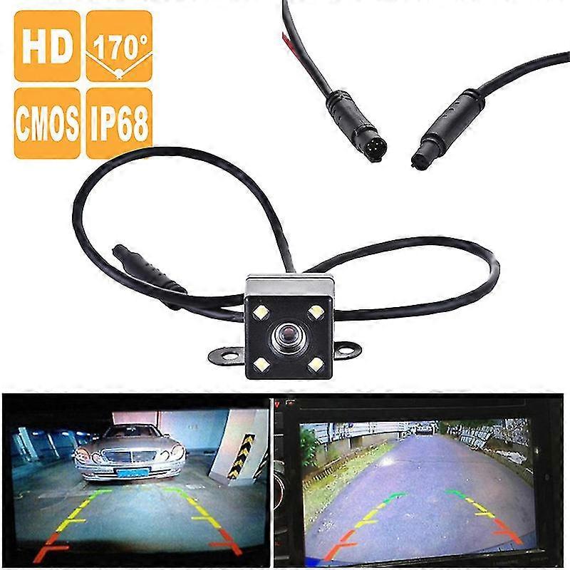1pcs 5 Pin Car Rear View Camera Reverse 170 Degree Wide Angle Recording ...