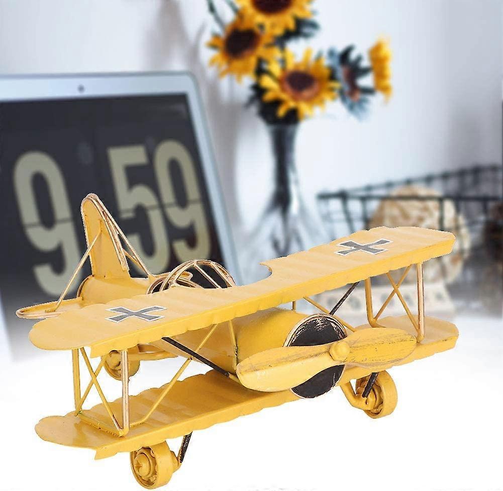 Vintage modle d'avion, Mini mtal Biplan modle d'avion de Jouets pour la ...