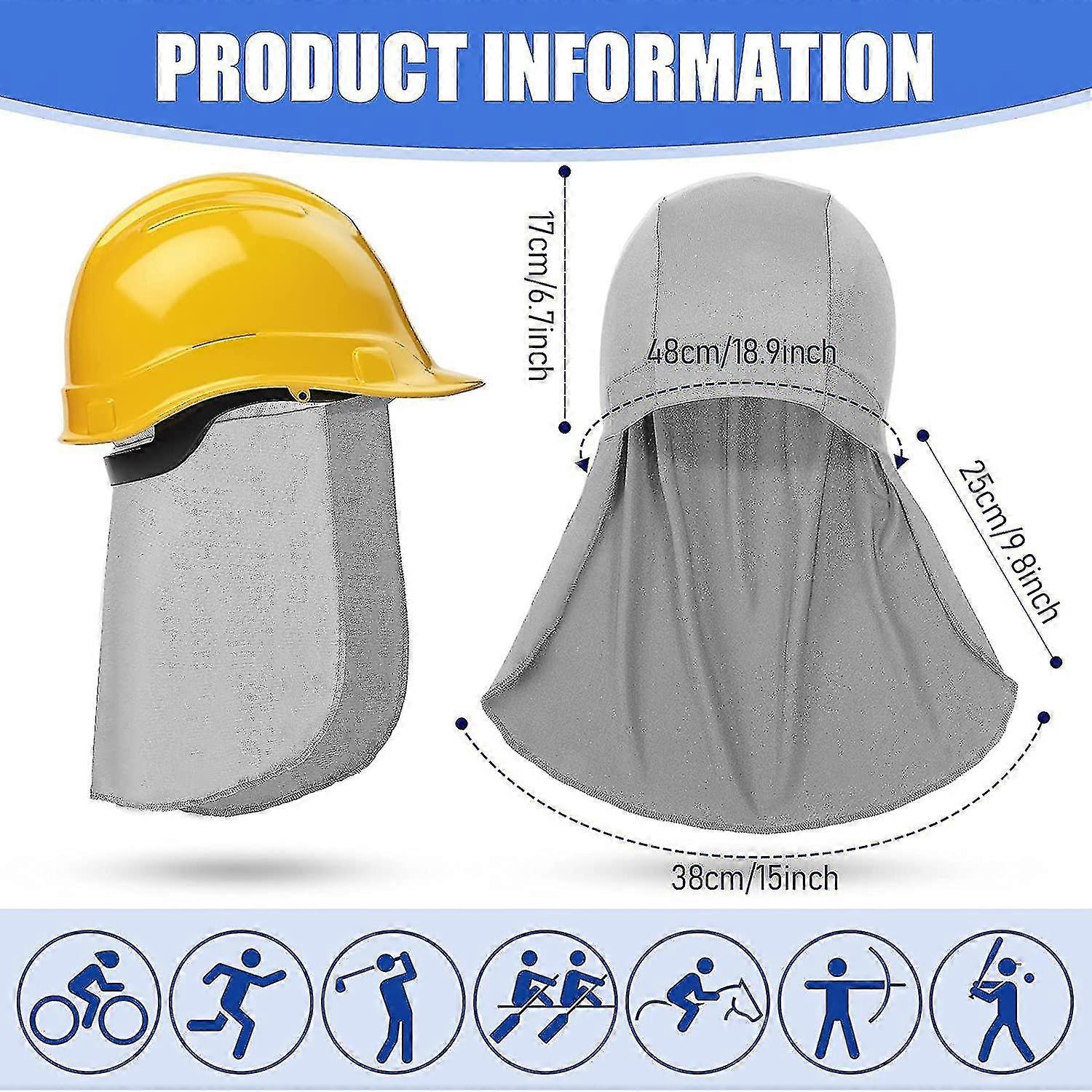 3 Pieces With Neck Mask, Ing Caps Sweat Wic Cap With Sun Cycling ...