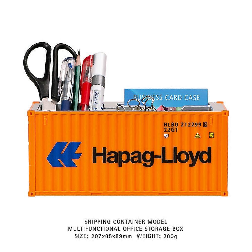 20ft Container Maritimo Pen Holder Mini Container Ship Business Card ...