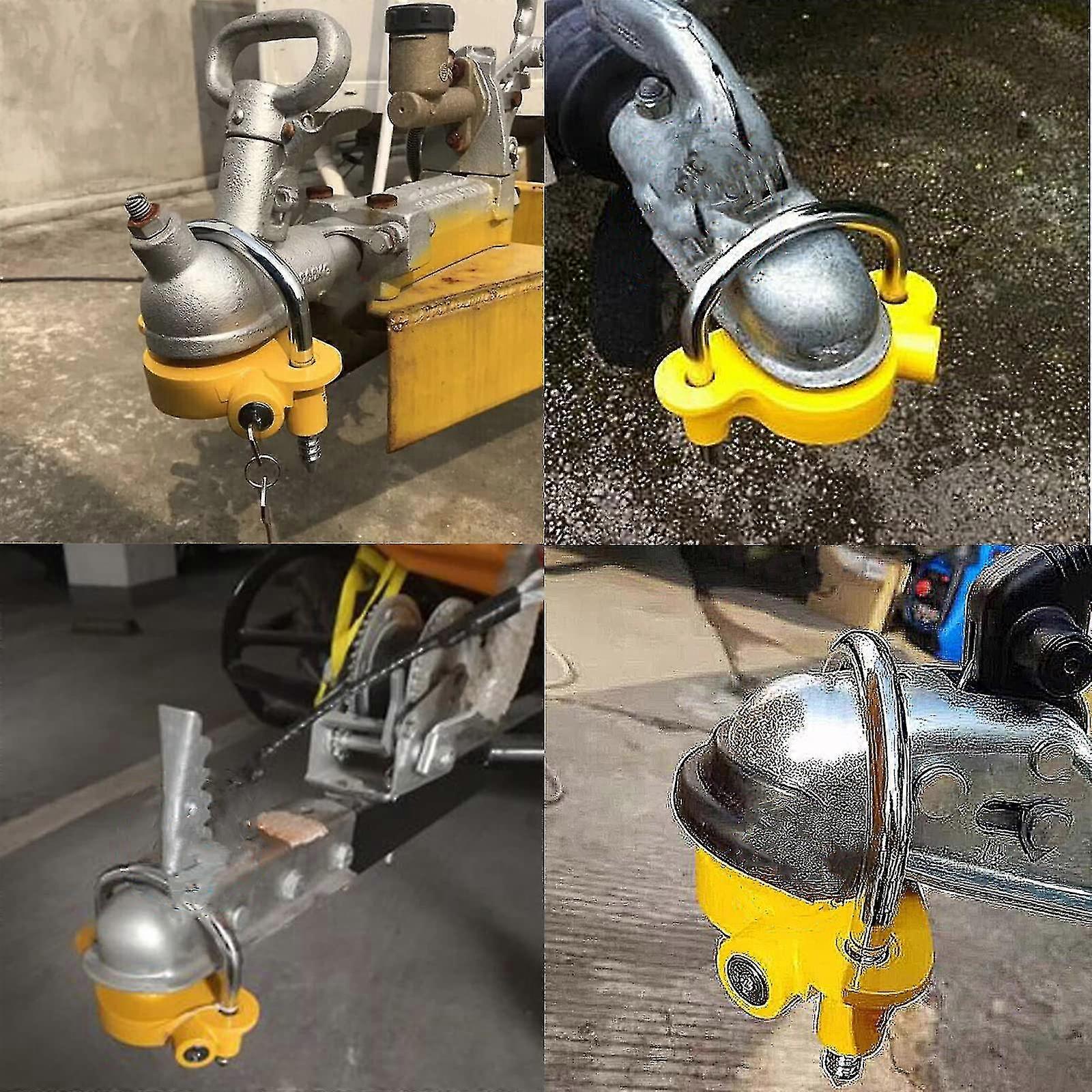 Anti-theft Trailer Lock Universal Trailer Lock For Trailer Caravan Boat ...